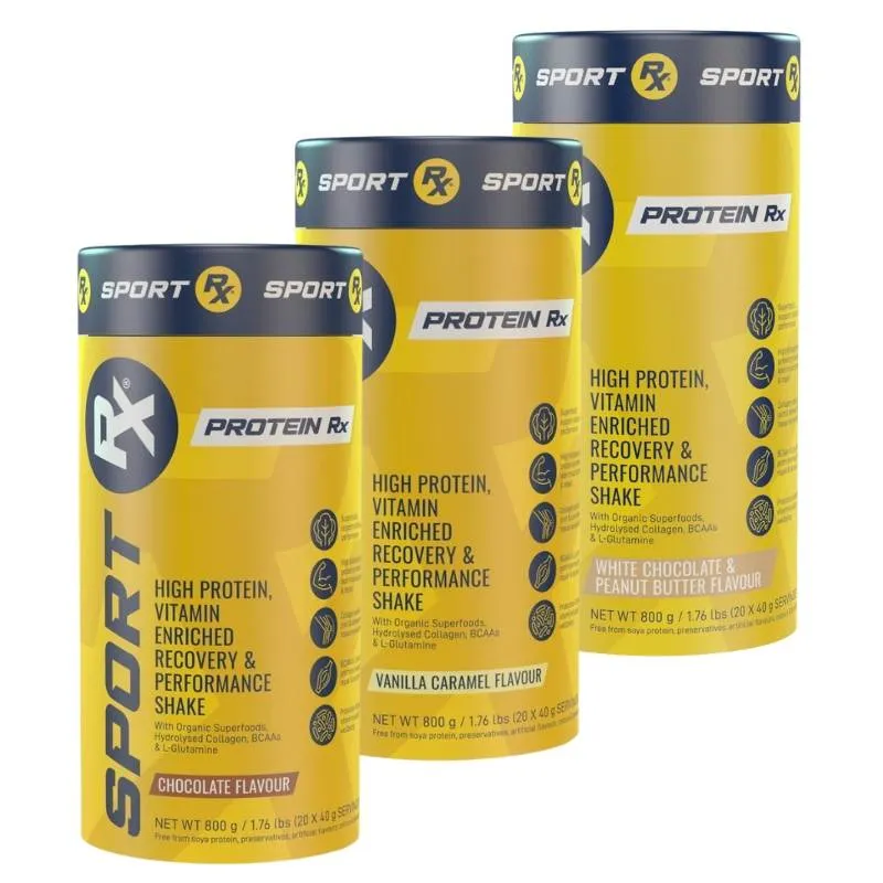 SPORT Rx PROTEIN Rx - Nutrient Dense Meal Replacement Shake | Holisteeq